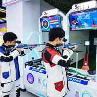 China Commercial Indoor Laser Shooting Arcade Game Machine, Coin Operated Red Dot Shooting Simulator for Family Entertainment Center, Museum, Game Room, High Income Generating Equipment for sale