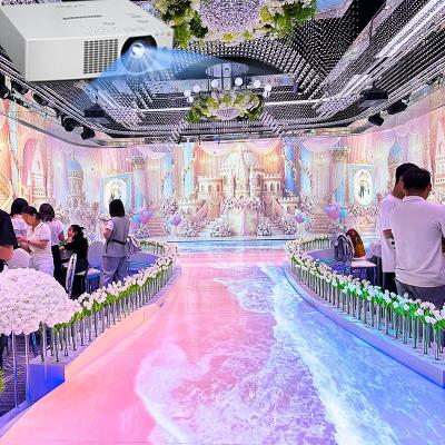 China Immersive Projection Interactive Wall Projection with 5200 Lumens Brightness 1920*1200 Resolution and 1-20 Channels for Restaurant Hotel Decoration for sale