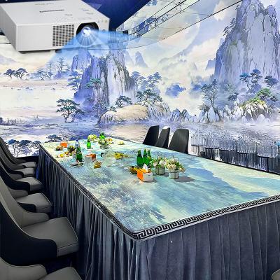 China Northern Lights immersive interactive wall projection Immersive banquet hall projection system immersive projection for sale