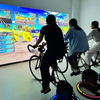China Gamified Cycling System with 3500 Lumens Brightness and 1280*800 Resolution for Lifetime Free Game Updates for sale