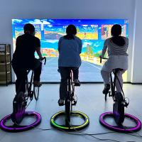 China Gamified Cycling Interactive Projection Bike with 3500 Lumens Brightness, 1280*800 Resolution, and 3 Game Modes for Immersive Exercise for sale