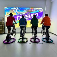 China Interactive Bike Game with 3500 Lumens Brightness, 1280*800 Resolution, and 3 Game Modes for Sports Venues for sale