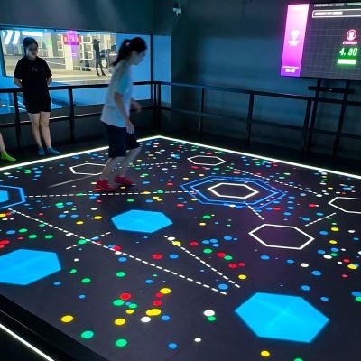 China P3.97 Interactive LED Floor Game System with 10 Game Modes and 6 Selectable Games for Malls & VR Sports Halls for sale