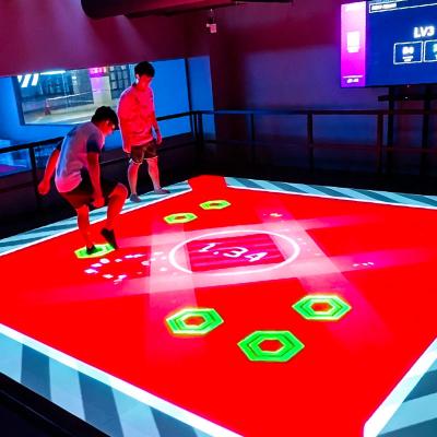 China Interactive LED Dance Floor with Real-Time Motion Tracking and 1000+ Game Levels for Multiplayer Modes for sale