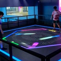 China Interactive LED Dance Floor with Real-Time Motion Tracking and 1000+ Game Levels for Multiplayer Modes for sale
