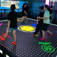 China Smart Interactive LED Floor Display with 6m*6m/7m*7m 86-inch Screen, 6 Popular Games, and Multiplayer Support for Virtual Sports for sale