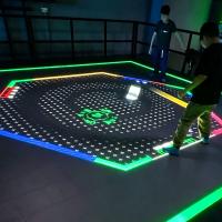 China Interactive LED Dance Floor with Dynamic Visual Effects, 6m*6m/7m*7m Large Screen, and 6 Popular Games for VR Parks for sale