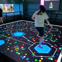 China Interactive LED Floor Game with 6m*6m/7m*7m 86-inch Screen, 6 Popular Games, and Multiplayer Support for 1-6 Players for sale