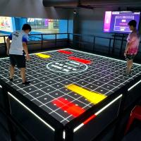 China Touch-Control Interactive LED Floor Display with NFC and 86-inch Large Screen for Indoor and Outdoor Use for sale