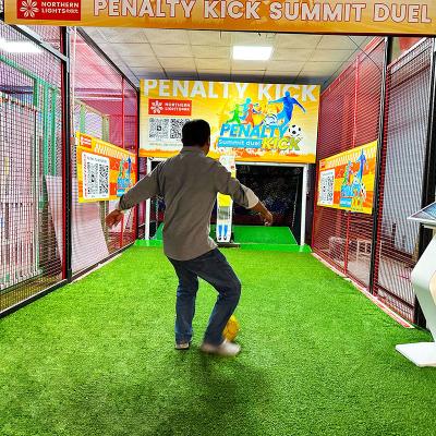 China Interactive Football Penalty Challenge Machine with Smart Goalkeeper and High-Speed Tracking System for 1-4 Players for sale