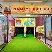 China High-Traffic Indoor Interactive Football Goal Challenge System for 1-4 Players in 4m × 8m × 3m Space for sale