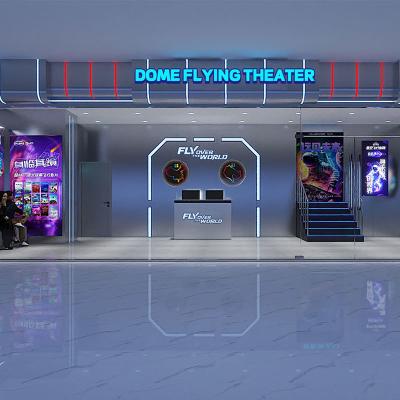 China Large Dome Flying Theater with Matrix Seating and 360-degree Cinematic Experience for Sports Parks for sale