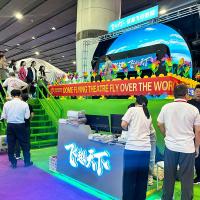 China 360 Spherical Dome Cinema with 5.4m Storey Height for More than 10 Passengers and Alloy, Metal, Fiberglass Construction for sale