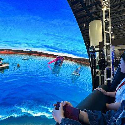 China 9D Dome Flying Theater for High Foot Traffic Venues with More than 10 Passengers and 1-Year Warranty for sale