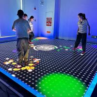 China Aurora Motion XR Interactive LED Floor Game with 1-6 Players Multiplayer Game Modes and 86-inch Large Screen for sale
