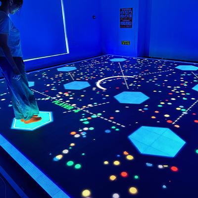 China Aurora Motion 7x7m LED Floor Display with 49sqm Screen for 8x8m Venues - Interactive Gaming Floor for sale