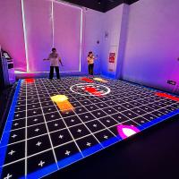 China Interactive LED Floor Game System with 6 Selectable Games, 86-inch Large Screen, and Multiplayer Team Battle Modes for sale