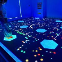 China Interactive LED Floor Game with Multiplayer Sports & Entertainment Experience and 86-inch Large Screen Featuring 6 Selectable Games for sale