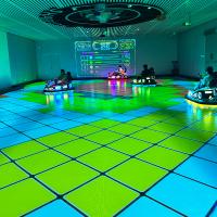 China Projection Kart Arena System with 8 Built-in Games, Customized Space Requirement, and 36V Battery for Indoor Commercial Use for sale
