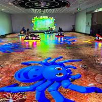 China Customized Layout Ground Projection Kart System with 36V Battery and 8 Built-in Games for Indoor Entertainment for sale