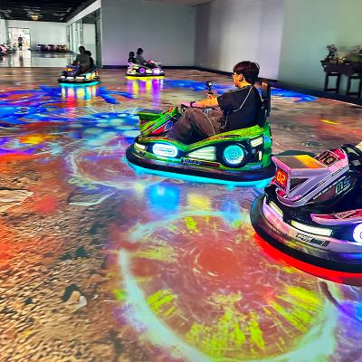 China Customized Layout Ground Projection Kart System with 36V Battery and 8 Built-in Games for Indoor Entertainment for sale