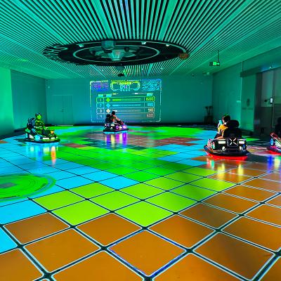 China High-ROI Ground Projection Drift Kart System with 8 Built-in Games, 36V Battery, and Customized Space Requirement for Commercial Venues for sale