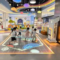 China All-in-One Interactive Floor Projector with Radar Sensor and Mobile Interactive Floor Projection System Design for sale