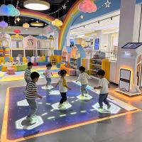 China Educational Mobile Interactive Floor Projector 4100 Lumens All-in-One Floor Projection Game Machine for Schools for sale