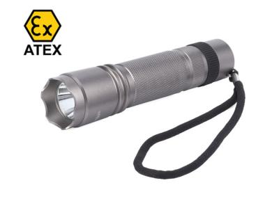 China Waterproof  1W Explosion Proof LED Flashlight IP66 100 Luminous Anti - Slip Handle for sale