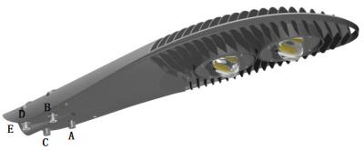 China Commercial10500Lm Outdoor LED Street Lights 100W Led Cobra Head Anti - Glare for sale