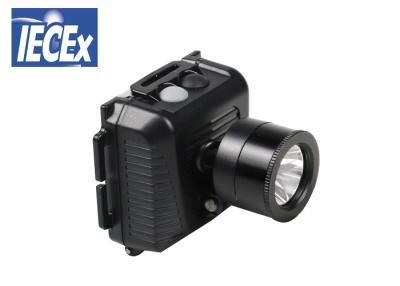 China Professional Waterproof Rechargeable Headlamp 130m Lighting Distance For Zone 1 Zone 2 for sale