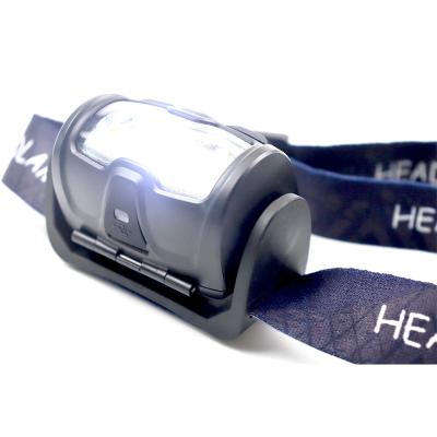 China Work head lamp motion sensor headlamp 3W  360 ° Angle Adjustable  Multiple Carry Way type-c charging 3A bettery for sale