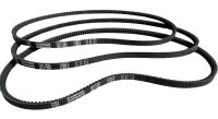 China DZ13241824604 Heavy Duty Truck Transmission Belt - Rubber Ribbed Toothed Design for Shacman & Commercial Vehicles for sale
