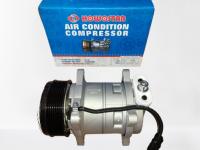 China 200V77970-7028 Air Conditioner Compressor for Sinotruk MAN MC11 Series Engines - R134a Refrigerant Compatible for sale