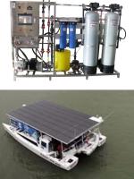 China Solar Powered Water Desalination Unit , Small Boat Solar Water Maker for sale