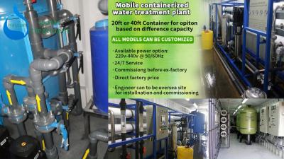 China 20FT 40FT Containerized River Water Treatment System River Water Purification System for sale