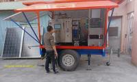 China Mobile Reverse Osmosis System Filtration Trailer Mobile Water Filtration Unit Mobile Water Filtration System for sale