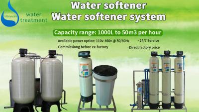 China PLC Brackish Water Softening Water Softener System Automatic Hard Water Softener for Irrigation for sale
