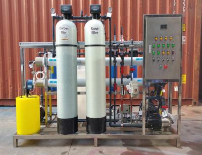 China 4.6KW Seawater RO Plant , 1NTU Water Desalination System For Boats for sale