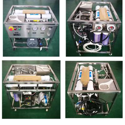 China Chloride Removal Seawater RO Plant , 220V marine fresh water maker 80KG for sale