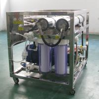 China Solar Powered Seawater RO Plant 1000LPD Desalination Machine 8% Recovery Rate for sale