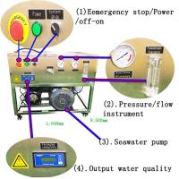 China Small Seawater RO Plant 99.7% Rejection efficiency Antibacteria 220V for sale