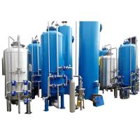 China 100LPH Deionized Water Filtration System Carbon Steel Material Ion Exchange for sale