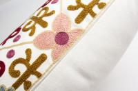 China 18*18inch Customized Pattern Decor Pillows Classic Design Full Cover Towel  Embossed Embroidery Pillows for Living Room for sale