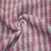 China New Design Cheap 100 Polyester Tweed Embroidery Fabric for  Winter Women's Coat Clothing for sale