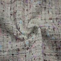 China 2024 New Factory Wholesale Spot Color Multi-coat  Tweed Woolen Polyester Fashion Decorative Fabric for Bag Women's Coat Clothing for sale