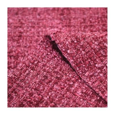 China Wholesale New Plaid Tweed Coat Chenille Fabric for Autumn and Winter Women's Coat Clothing Luggage Fashion Cushion for sale