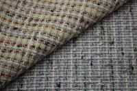 China In Stock Wholesale of a Roll New Design 100 Polyester Tweed Fabric for Women's Coat Clothing in Autumn and Winter for sale