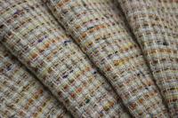 China In Stock Wholesale of a Roll New Design 100 Polyester Tweed Fabric for Women's Coat Clothing in Autumn and Winter for sale