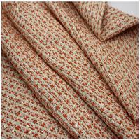 China Stock a Roll Wholesale Luxury New Design 100 Polyester Yarn Dyed Tweed Fabric for Autumn and Winter Women's Coat Clothing for sale